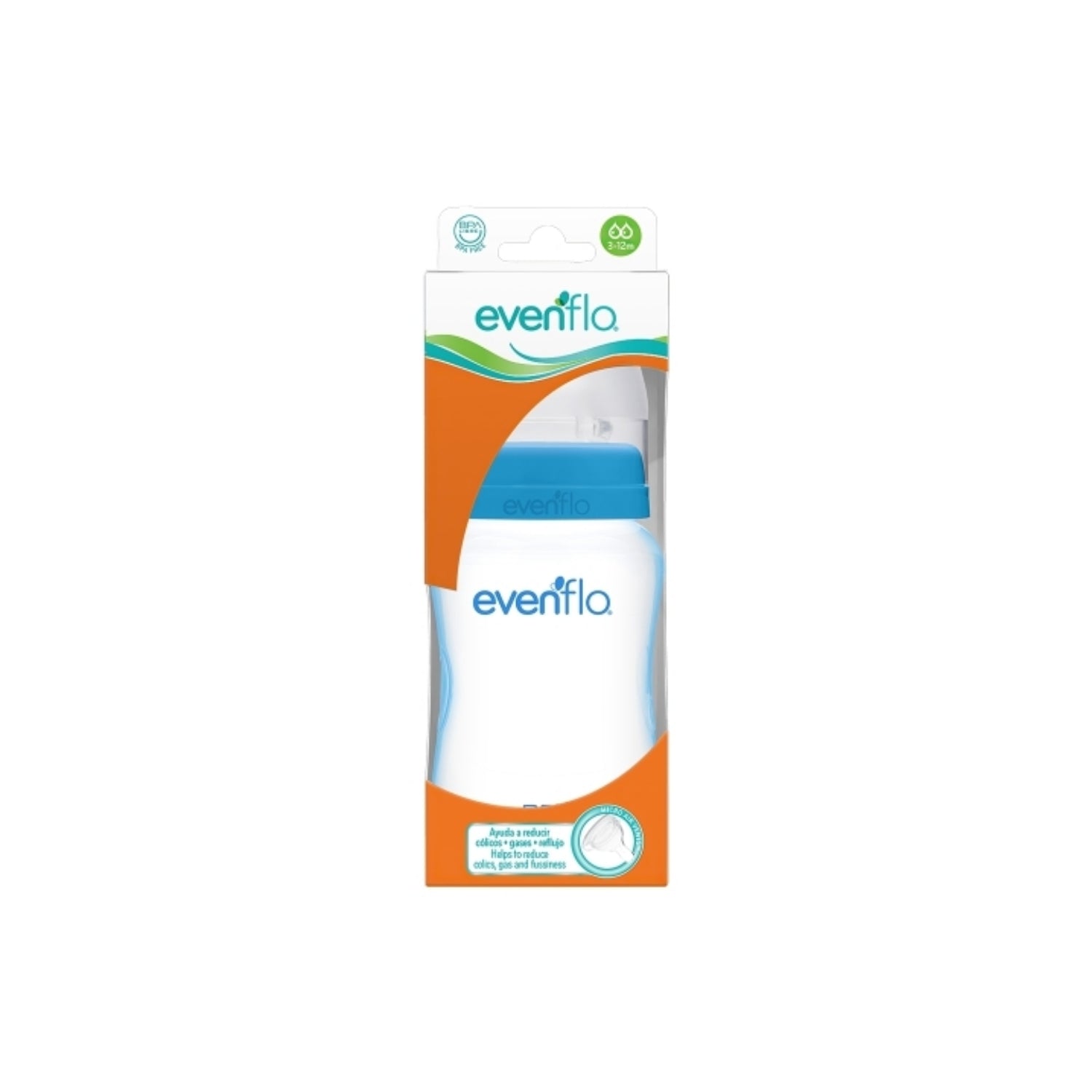 EVENFLO BIB CUELLO ANCHO 3-6M 9OZ – CostoFarma