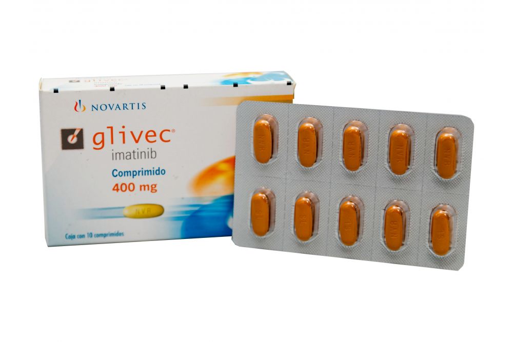 GLIVEC 400 mg Comprimidos | Caja con 10 | Imatinib Novartis – CostoFarma