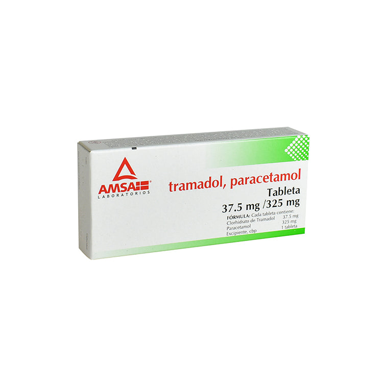 TRAMADOL PARACETAMOL TAB 37.5/325 MG CAJA C20 – CostoFarma