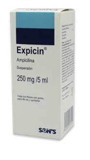 EXPICIN SUSP. 250 MG. CAJA C/FCO. C/PVO. P/90 ML. – CostoFarma