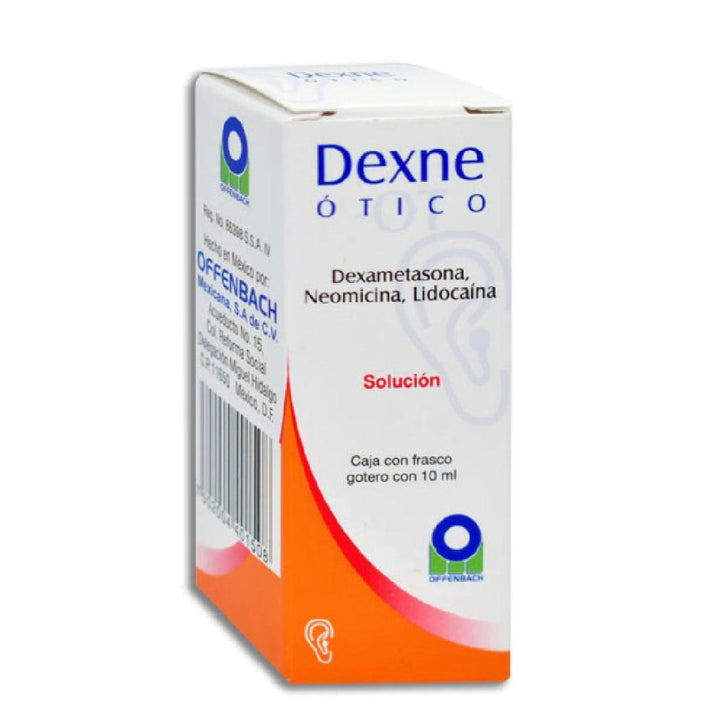 DEXNE ÓTICO SOLUCION ÓTICA CAJA C/FCO C/10 ML – CostoFarma