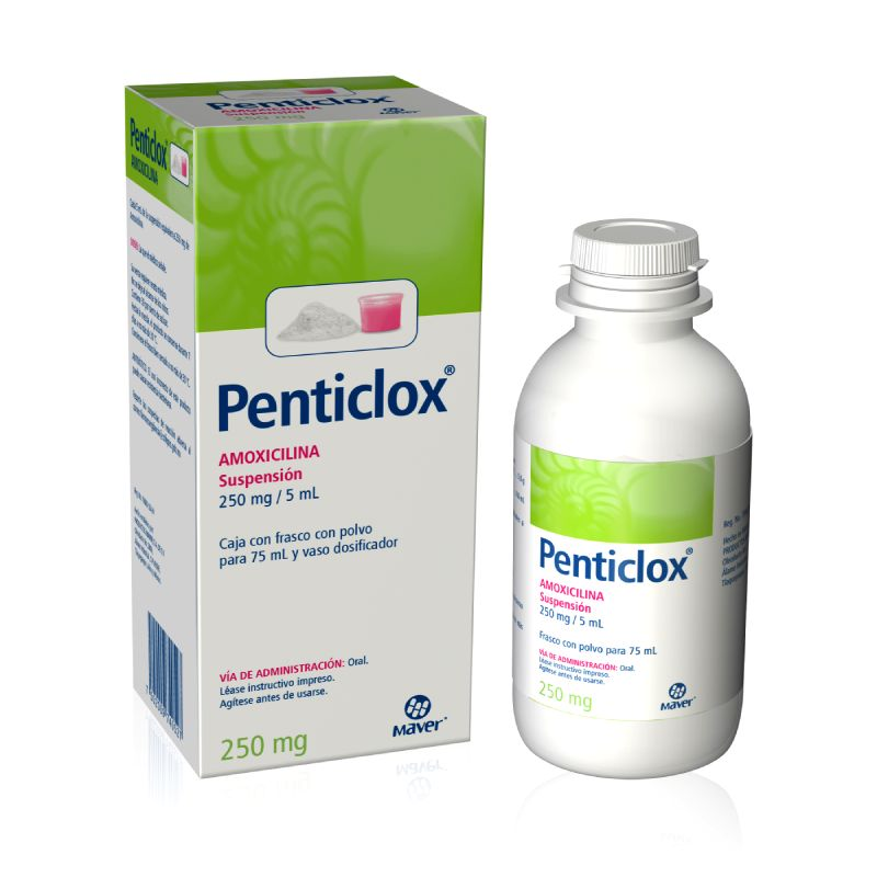 PENTICLOX SUSP 250 MG/5 ML CAJA CFCO C75 ML – CostoFarma